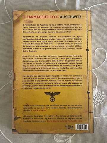 O Farmacêutico de Auschwitz: Uma História Secreta do Holocausto | Trade ...